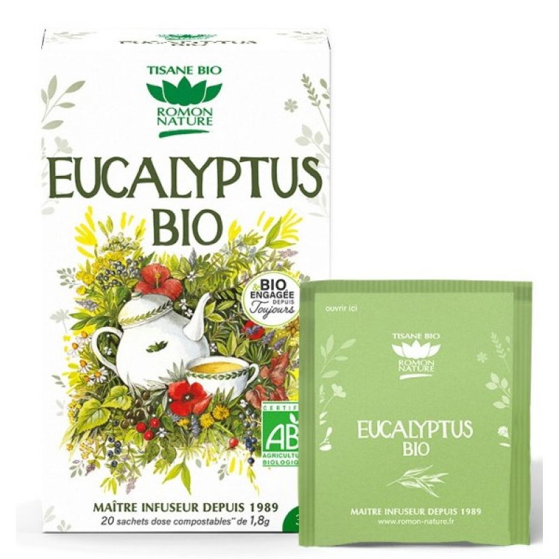 Romon Nature Tisane Eucalyptus bio 20 sachets