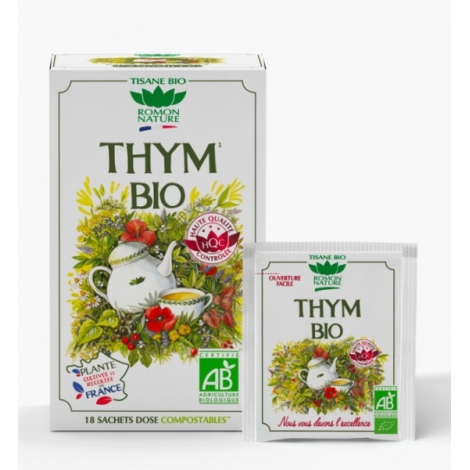 Romon Nature Tisane Thym Bio 18 sachets