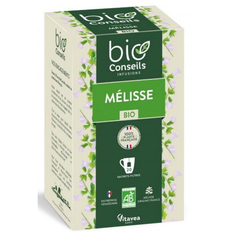 Bio Conseils Infusion Mélisse bio 20 sachets 24 g