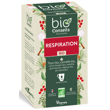 Bio Conseils Infusion Respiration bio 20 sachets 30g