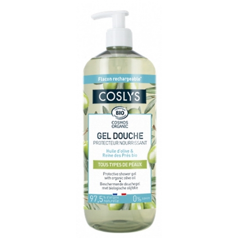 Coslys Gel douche protecteur à l'huile d'olive bio 1L